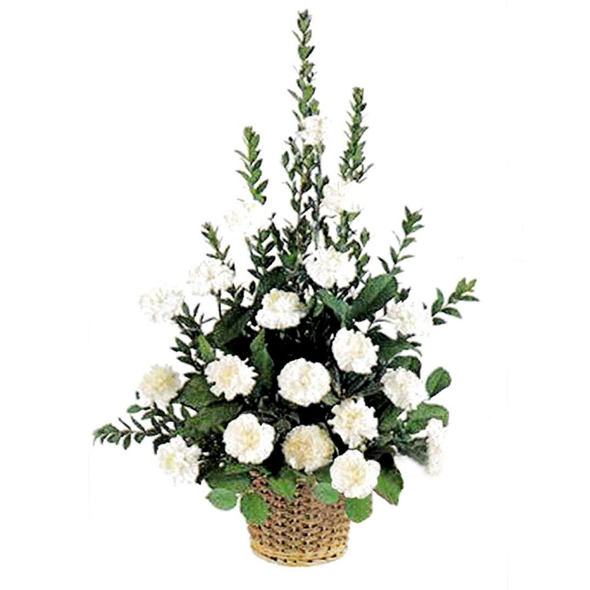Classic Flower Basket – Treasured Memories Gift Center