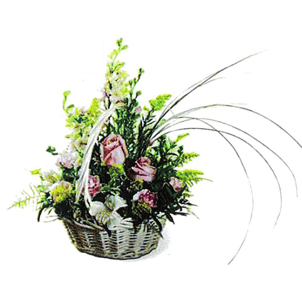 Fresh Cut Floral Basket – Treasured Memories Gift Center