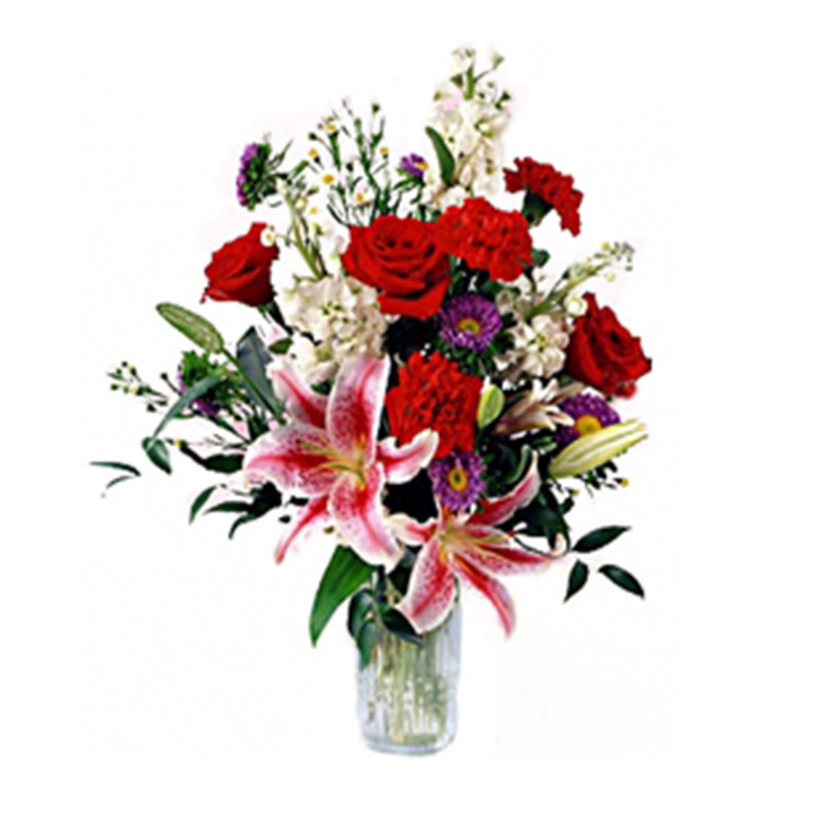Stargazer Glass Bouquet – Treasured Memories Gift Center