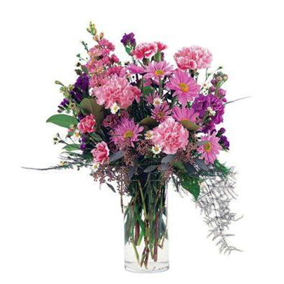 Pink Assorted Vase Arrangement – Treasured Memories Gift Center