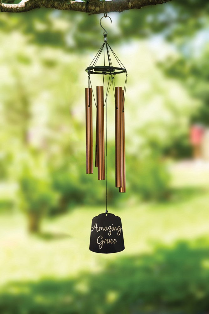 "Amazing Grace" Inspirational Wind Chime Bronze – Treasured Memories ...