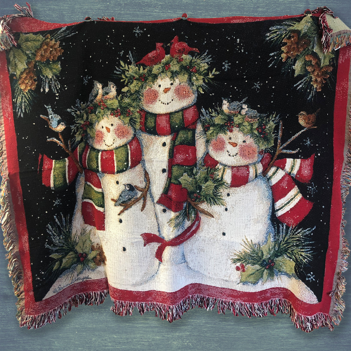 Snowman Throw Blanket – Treasured Memories Gift Center