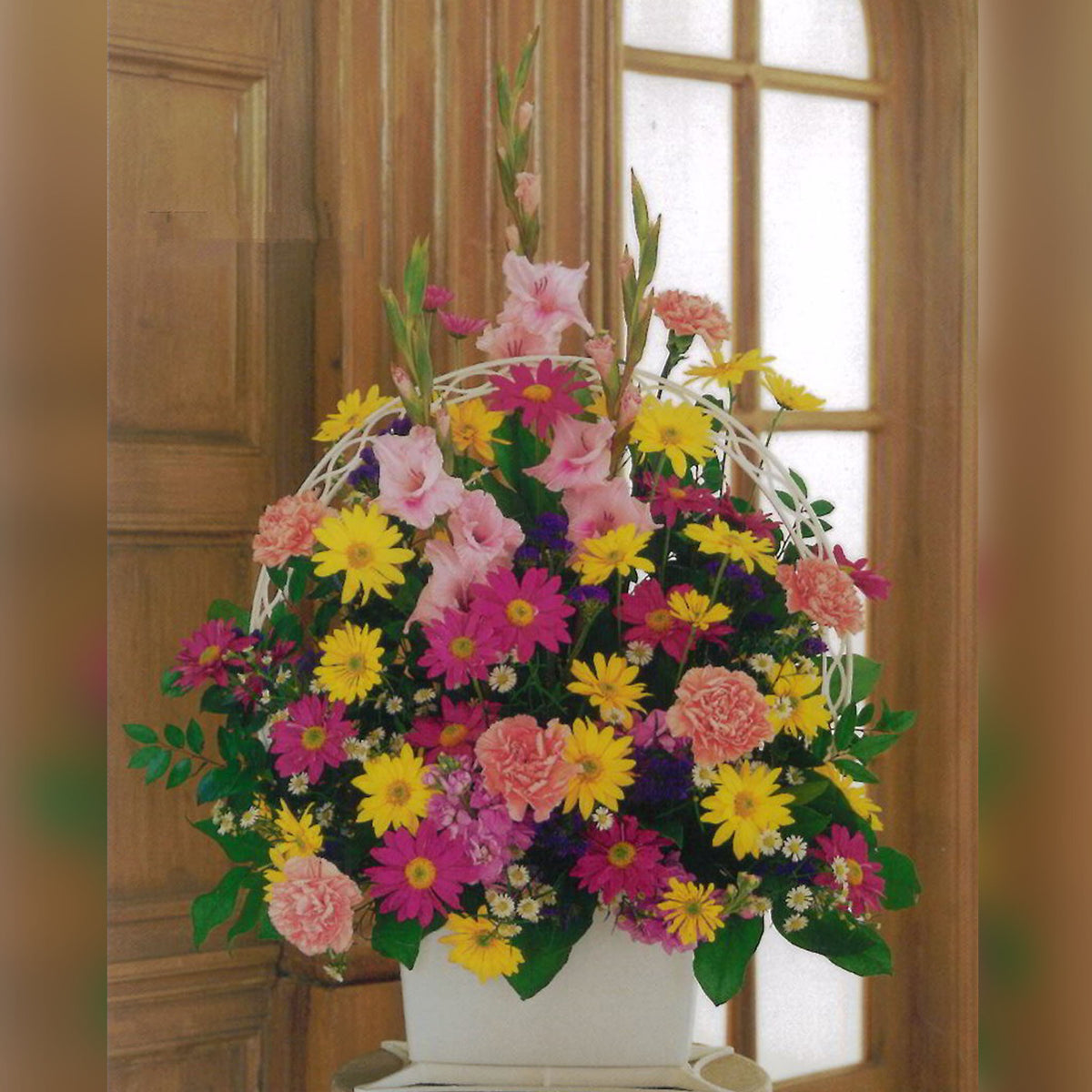 Luscious Floral Basket – Treasured Memories Gift Center